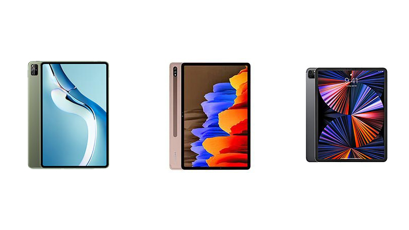 Huawei MatePad Pro 12.6 vs Samsung Galaxy Tab S7+ vs iPad Pro 12.9 ...