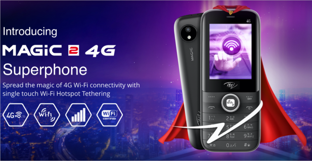 itel Magic 2 4G (it9210) is a budget 4G feature phone with Wi-Fi ...