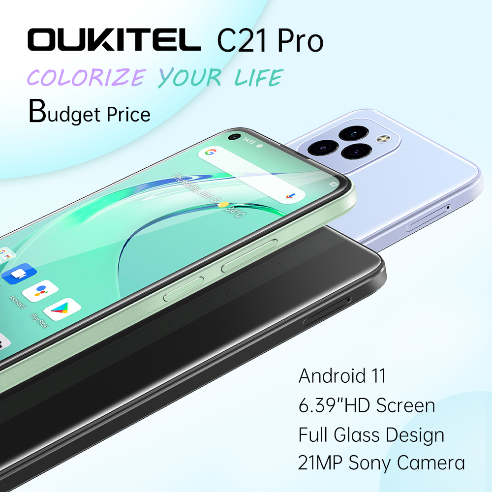 Oukitel C21 Pro with 6.39" punch-hole display launched for $94.99 ...