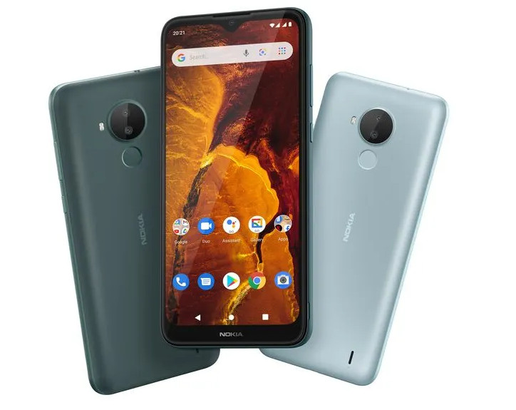 Nokia C30 entry-level smartphone running Android 11 Go Edition ...
