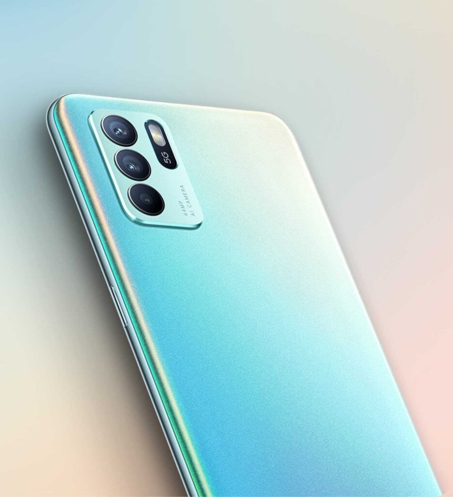 More OPPO Reno6 Z 5G press renders surface ahead of launch - Gizmochina