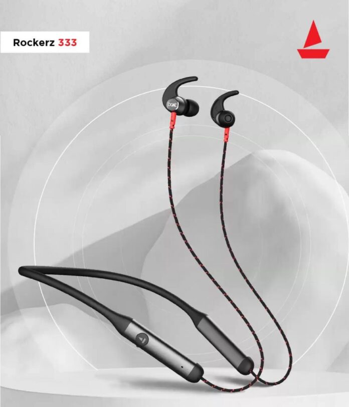 boAt launching the Rockerz 333 neckband wireless headset rocking ...