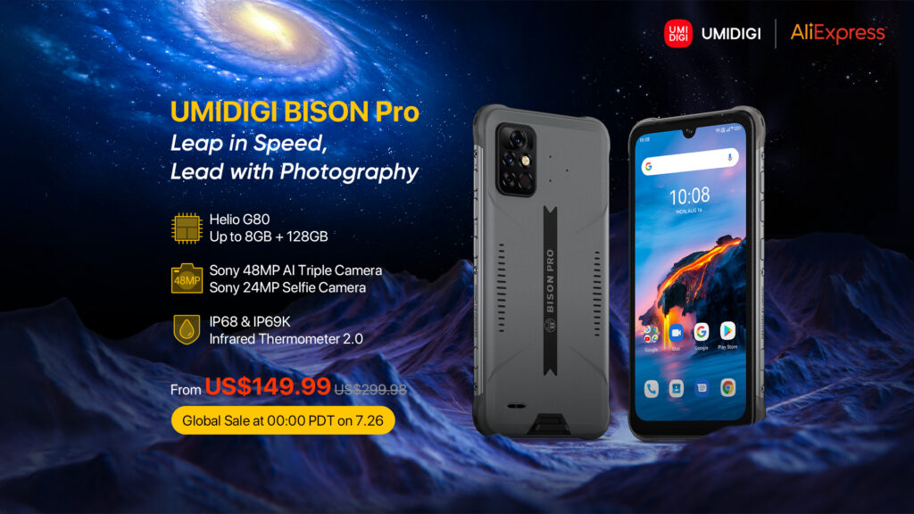 Umidigi Bison Pro rugged smartphone with Helio G80 goes official for ...