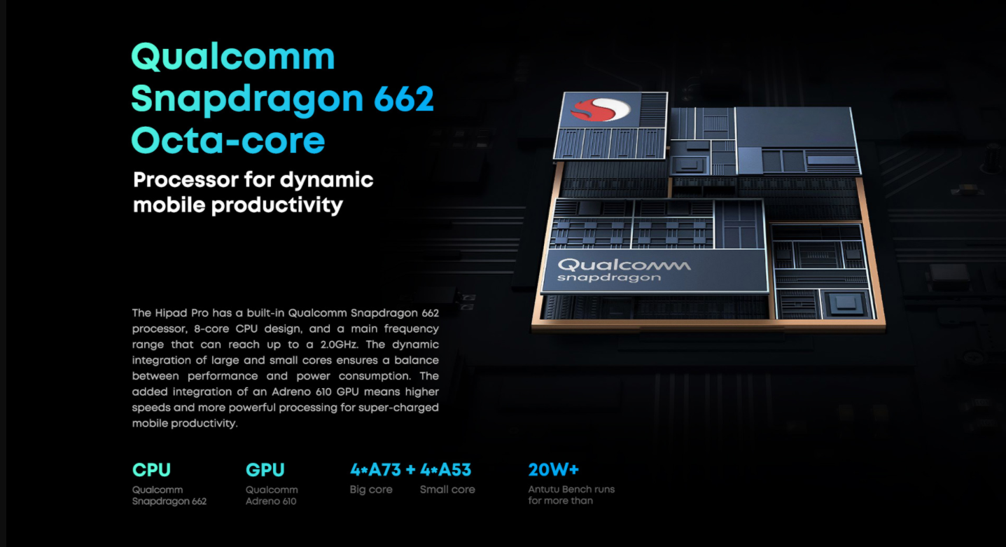 Chuwi Hipad Pro with Snapdragon 662 SoC goes on global sale for $199 ...