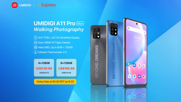 UMIDIGI A11 Pro Max launched for $139.99, carries Sony AI 48MP cameras ...