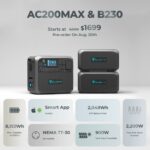 Bluetti introduced AC200 Max off-grid power station with B230 and B300 ...