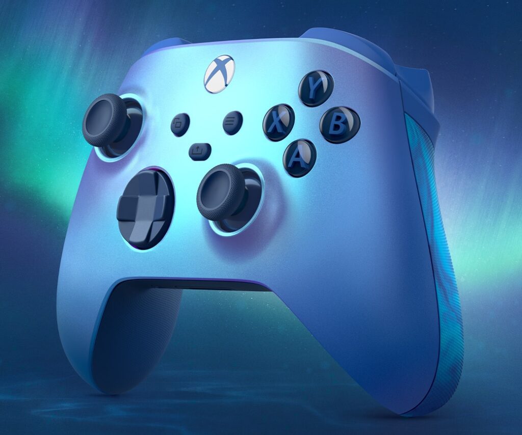 Xbox Wireless Controller Aqua Shift Special Edition has all the blue ...