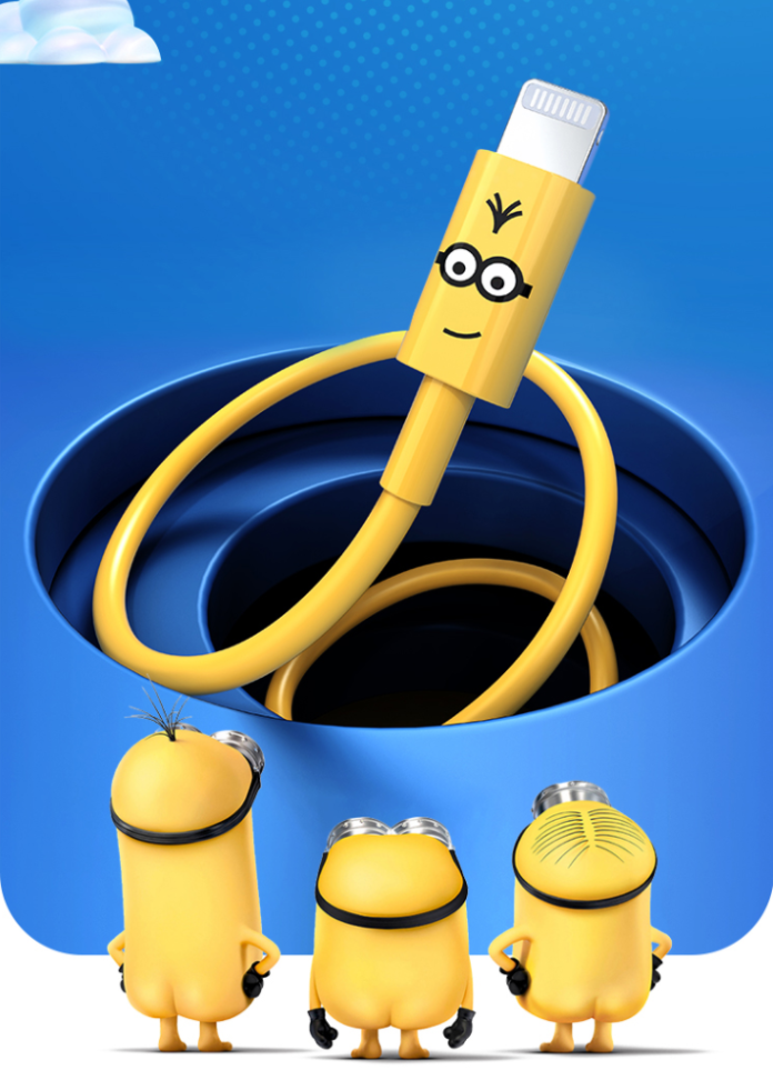 Nubia releases MFi certified Minion co-branded USB Type C to Lightning cable, priced at 59 yuan ...