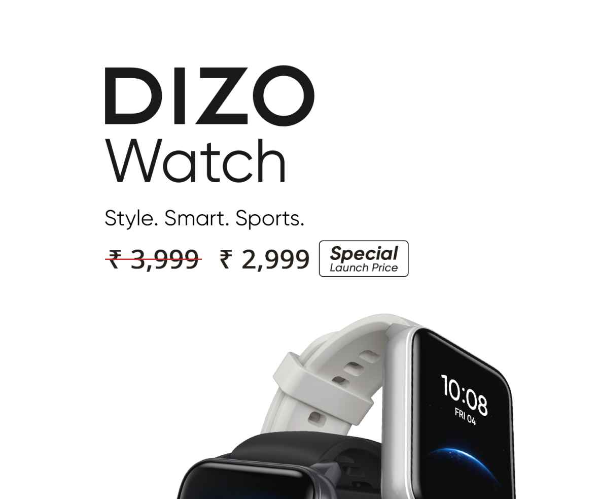 DIZO Watch packing a 1.4-inch display and up to 12 days battery life launched in India - Gizmochina
