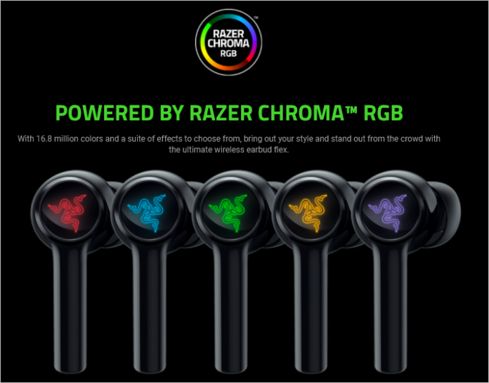 Razer Hammerhead TWS Earbuds with ANC & RGB lighting launched for $130 ...
