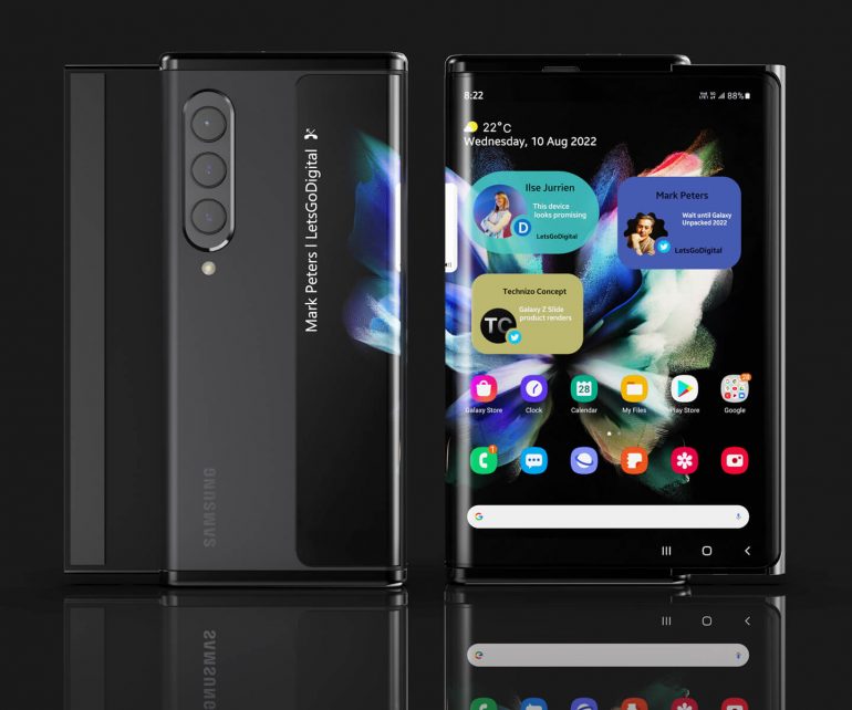 Samsung may launch a Galaxy Z Slide, features an extendable rolling ...