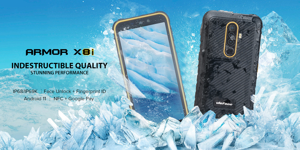 Ulefone Armor X8i goes official with 5080 mAh battery and Android 11 OS ...