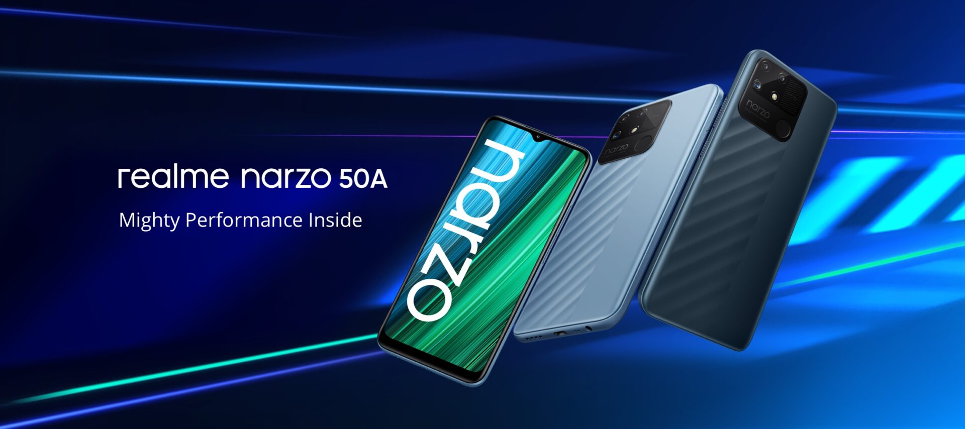 Realme launches Narzo 50A, Narzo 50i in India, with large batteries - Gizmochina