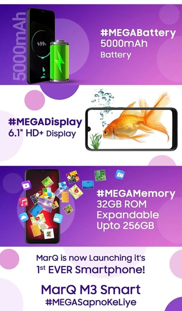 Flipkart to launch MarQ branded M3 Smart smartphone on Sept 25 - Gizmochina