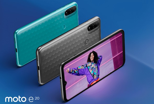 Moto E20 with a 6.5-inch Max Vision display and Android 11 Go launched ...