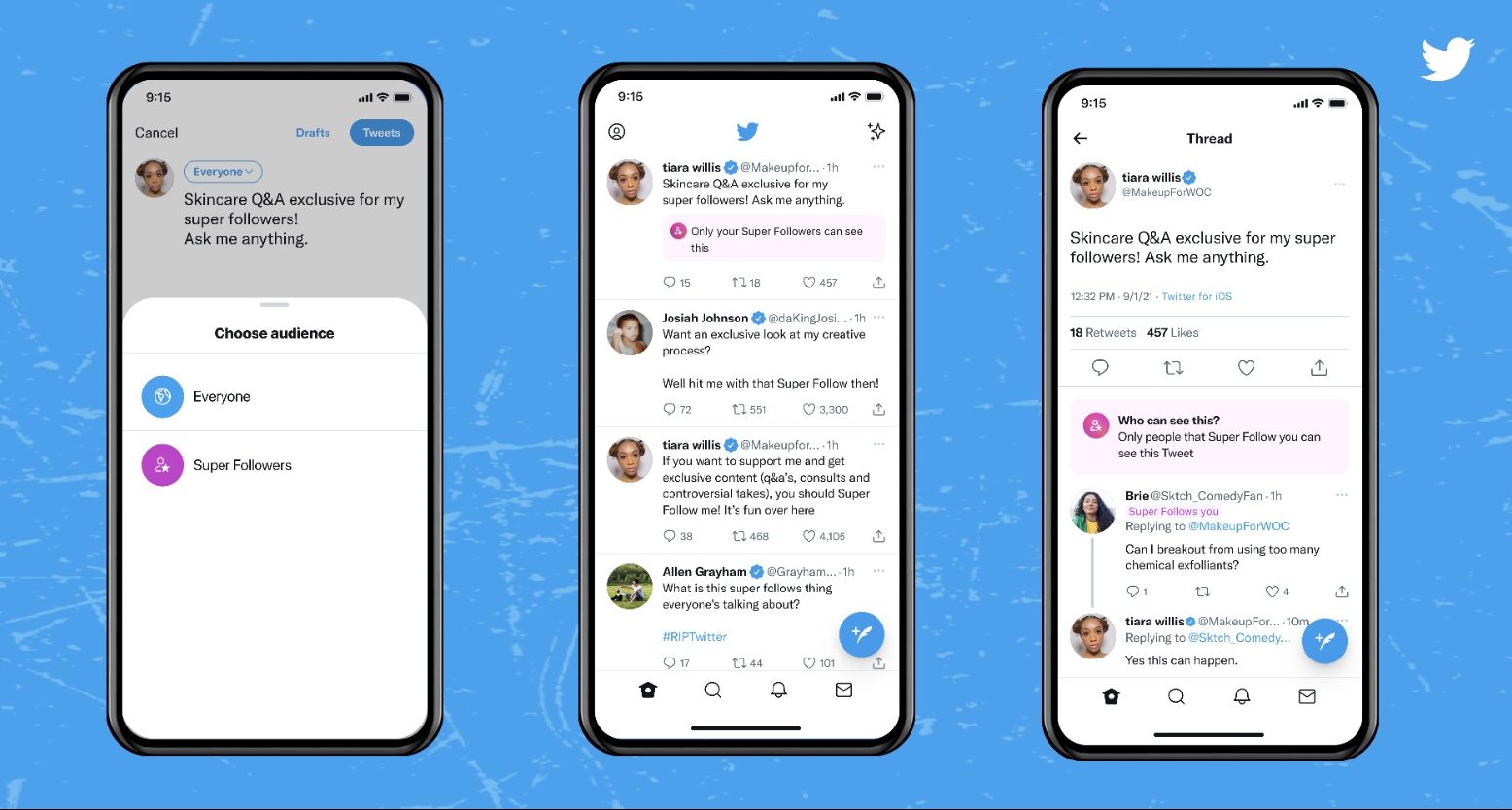 Twitter launches Super Follows feature allowing creators to charge ...