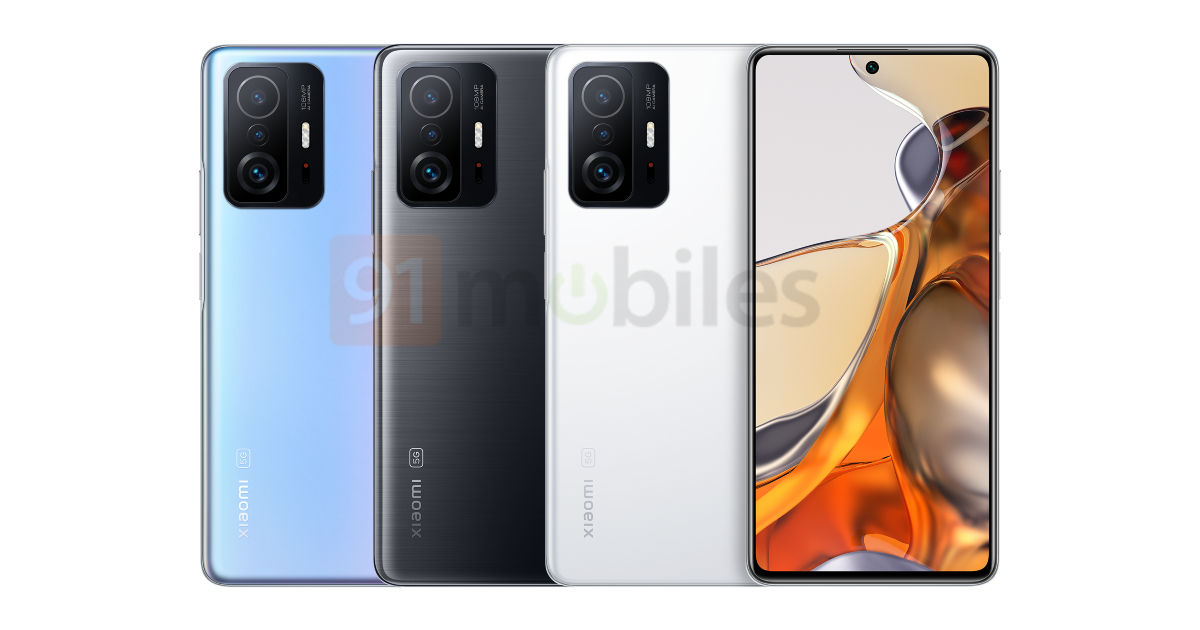 Xiaomi 11T Pro / 11T render emerges to reveal design, color variants ...