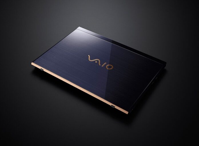VAIO SX12 special blue-gold color edition unveiled, comes with Ultrasuede