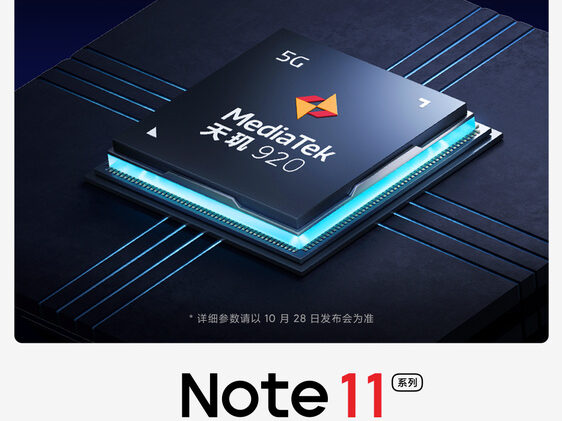 Redmi Note 11 series confirmed to feature MediaTek Dimensity 920 SoC ...
