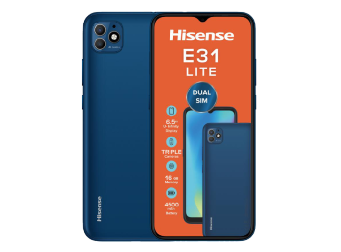 HiSense E31 Lite with 4,550mAh battery and 1GB of RAM launched for $114 ...