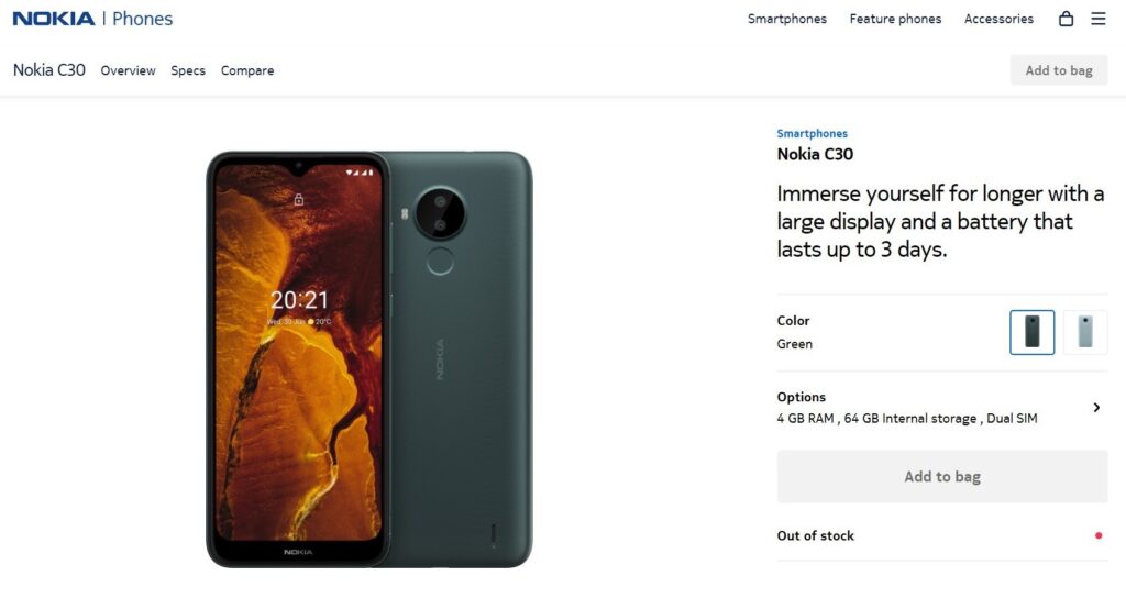 Nokia XR20 pre-booking in India starts on October 20, Nokia C30 also ...