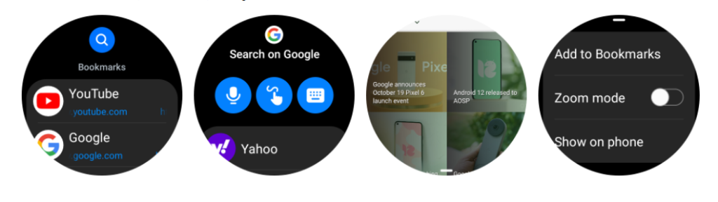 Samsung Galaxy Watch 4 & Watch 4 Classic now have web browsing apps ...