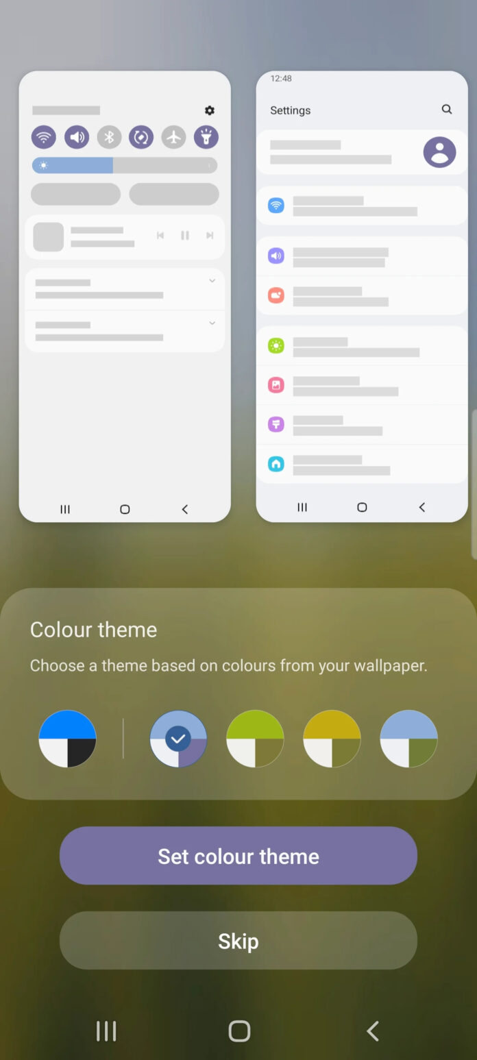 Samsung brings Material You colors to One UI 4.0 beta 2