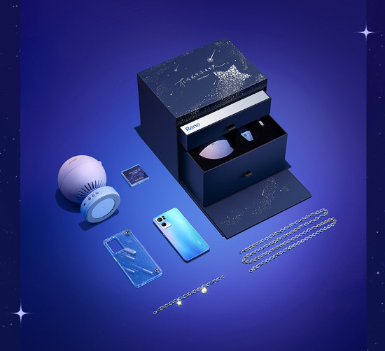 OPPO launches Reno7 series gift box with special mobile case, night lamp