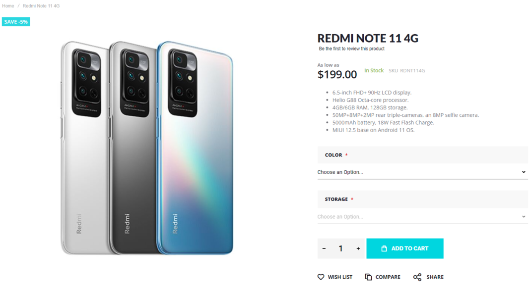 Deal: Grab Redmi Note 11 4G for $199 internationally! - Gizmochina