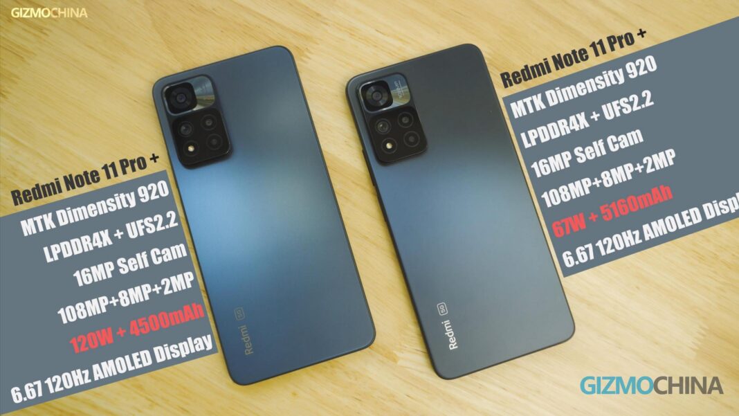 Redmi Note 11 Pro vs Note 11 Pro Plus - Is 120W Fast Charging worth the ...