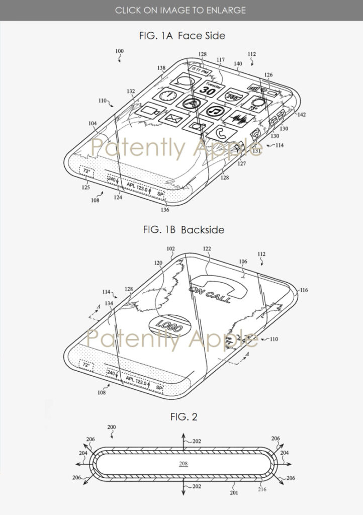 Apple wins patent for an all-glass iPhone with a wraparound display