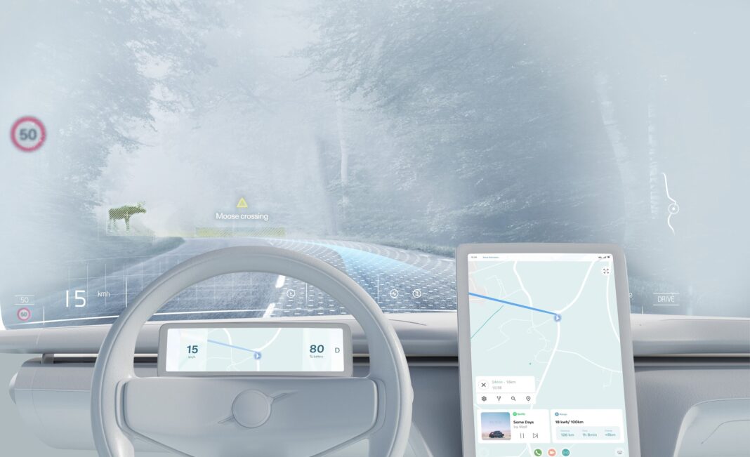 Volvo working on new tech that turns car windshields into an AR Display ...