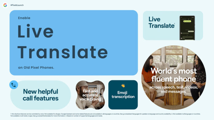 How to get Pixel 6 Live Translate feature on Old Pixels - Gizmochina