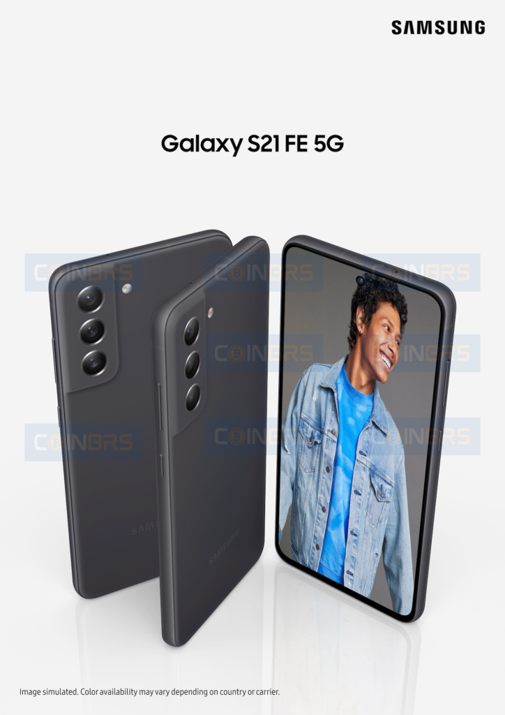 Samsung S21 FE 5G appears in official renders along with specs - Gizmochina
