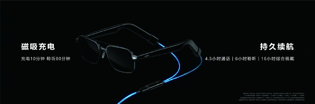 Huawei Smart Glasses with a detachable front frame design, HarmonyOS ...