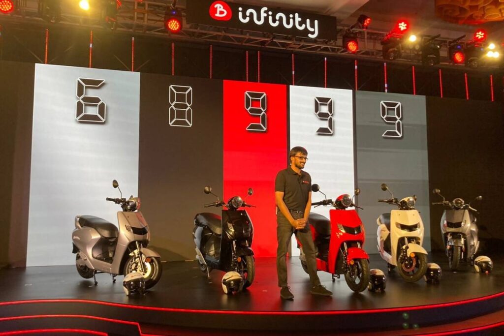 Bounce Infinity E1 launched, India's first swappable battery electric ...