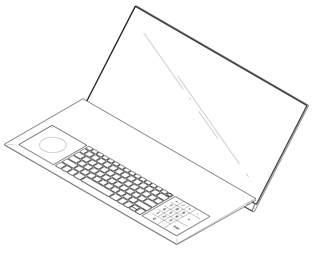 LG patents laptop with touch pads on both sides of the keyboard ...