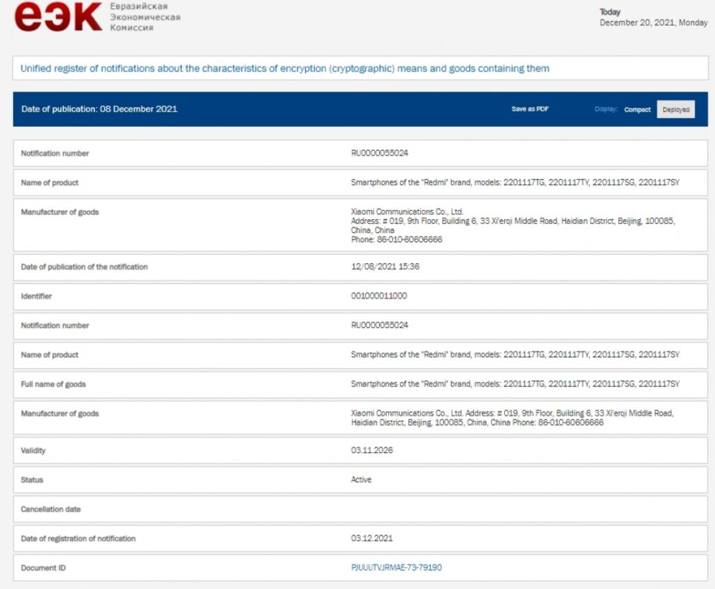 Redmi Note 11 4G receives multiple certifications ahead of its global ...