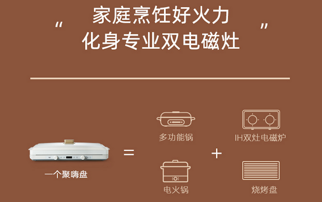 LeEco Hi Bakeware multi-functional dual-burner Induction Cooker ...