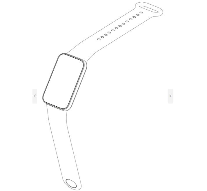 Xiaomi granted patent for a smartwatch with square display - Gizmochina