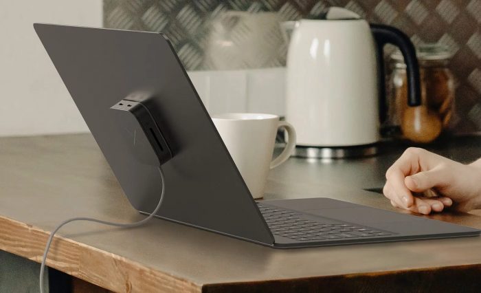This laptop has no ports and no bezels whatsoever - Gizmochina