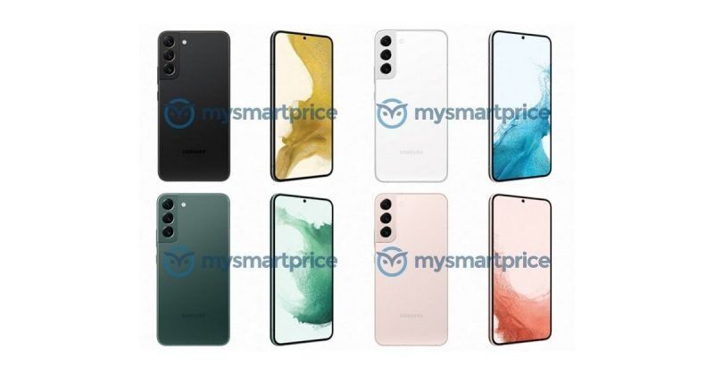 Samsung Galaxy S22+ new renders reveal multiple color variants - Gizmochina