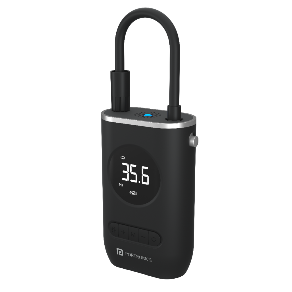 Portronics launches the Vayu portable tyre inflator in India for Rs ...