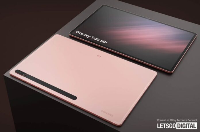 New Samsung Galaxy Tab S8+ renders give us a closer look at the colors ...
