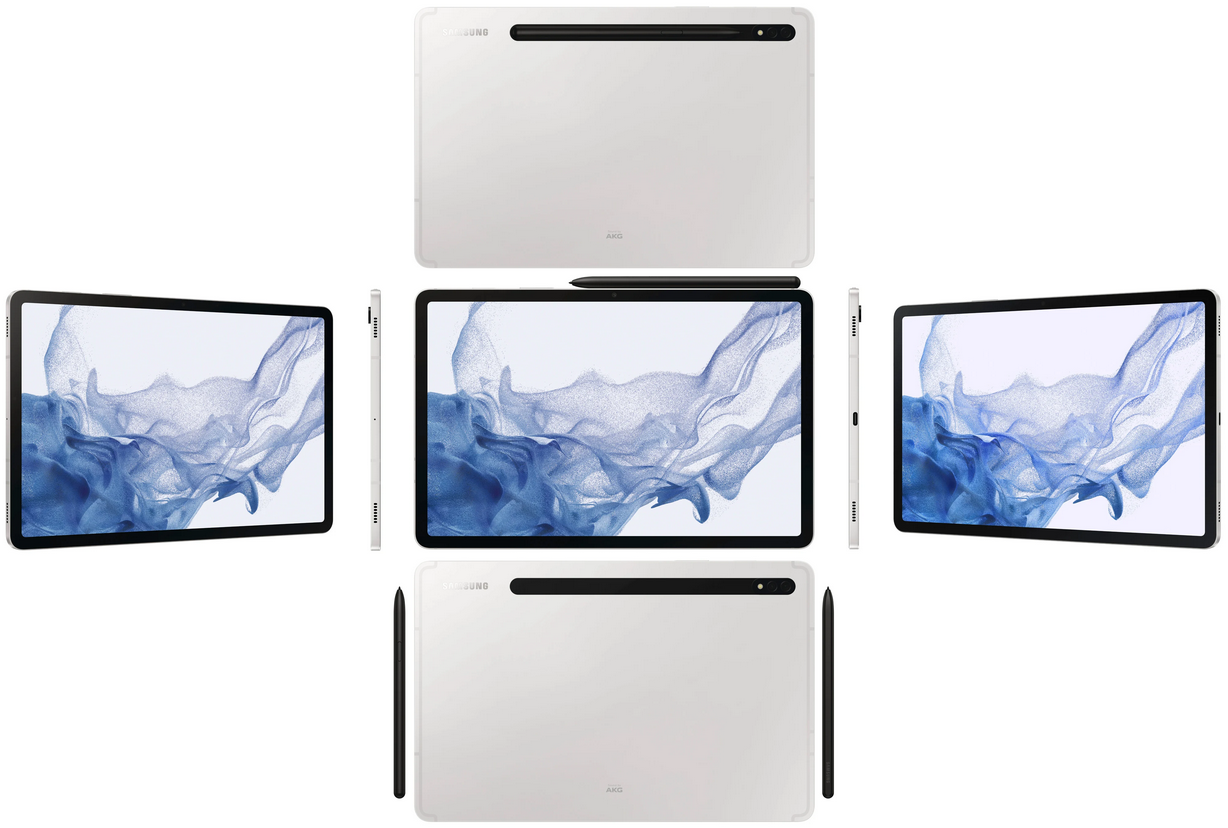 Samsung Galaxy Tab S8 design form all angles revealed - Gizmochina