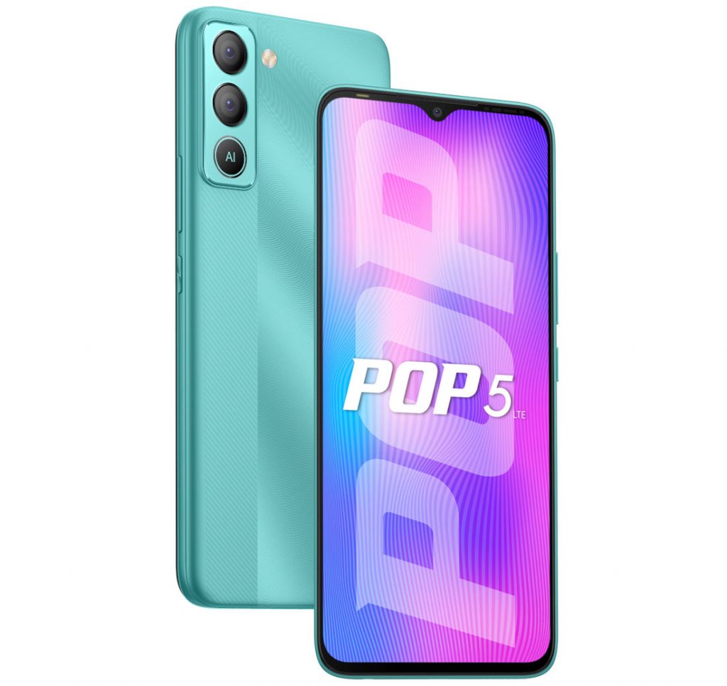 Tecno POP 5 LTE with Helio A25, 5000mAh battery launched in India for ...
