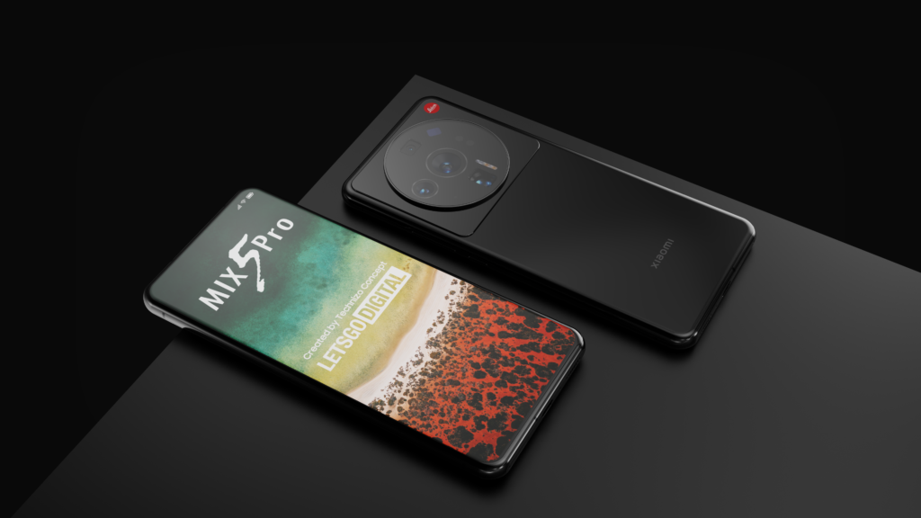 Xiaomi Mix 5 Pro concept renders surface along with key specs - Gizmochina