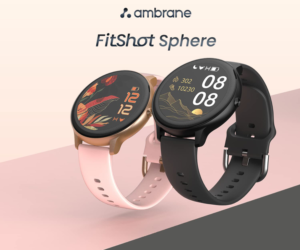 Ambrane FitShot Sphere smartwatch launched in India at Rs. ₹2,999 ($40 ...