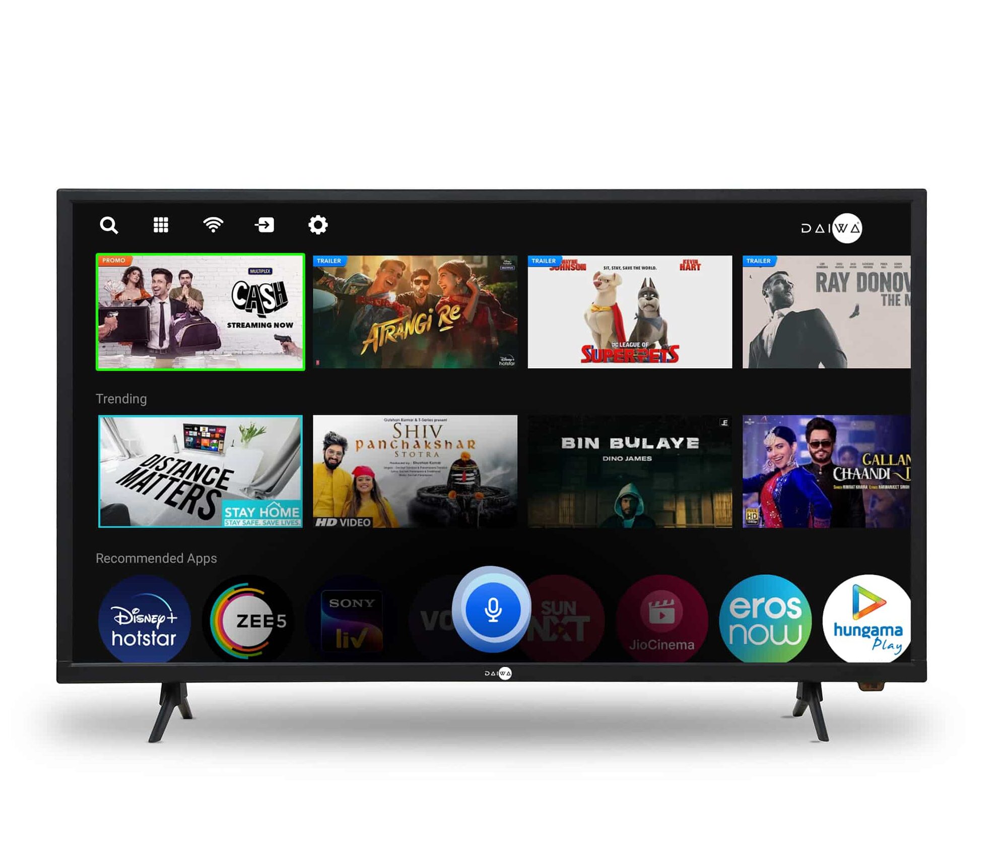 Daiwa 32-inch, 39-inch Smart TVs launched with Android OS and Cloud TV ...