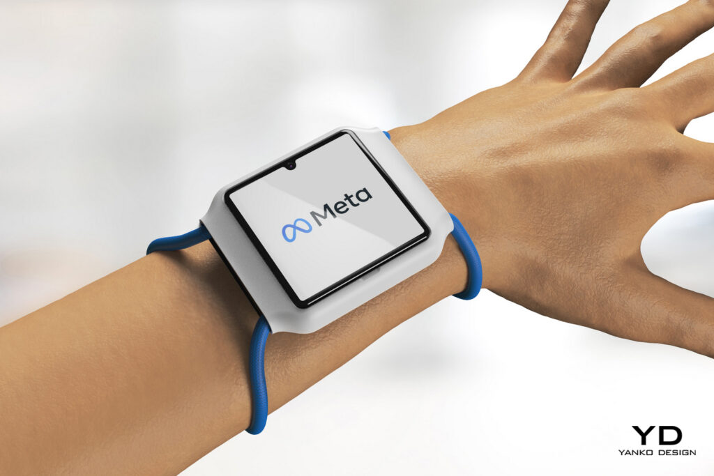 Meta Band smartwatch 3D renders based on patents are here